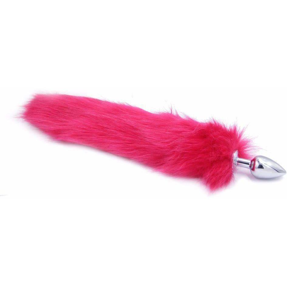 Pink Faux Fur Stainless Steel Plug Tail – DDLG World